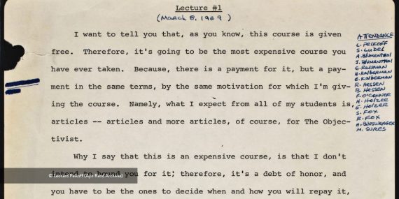 The Story and Legacy of Ayn Rand’s Nonfiction Writing Course